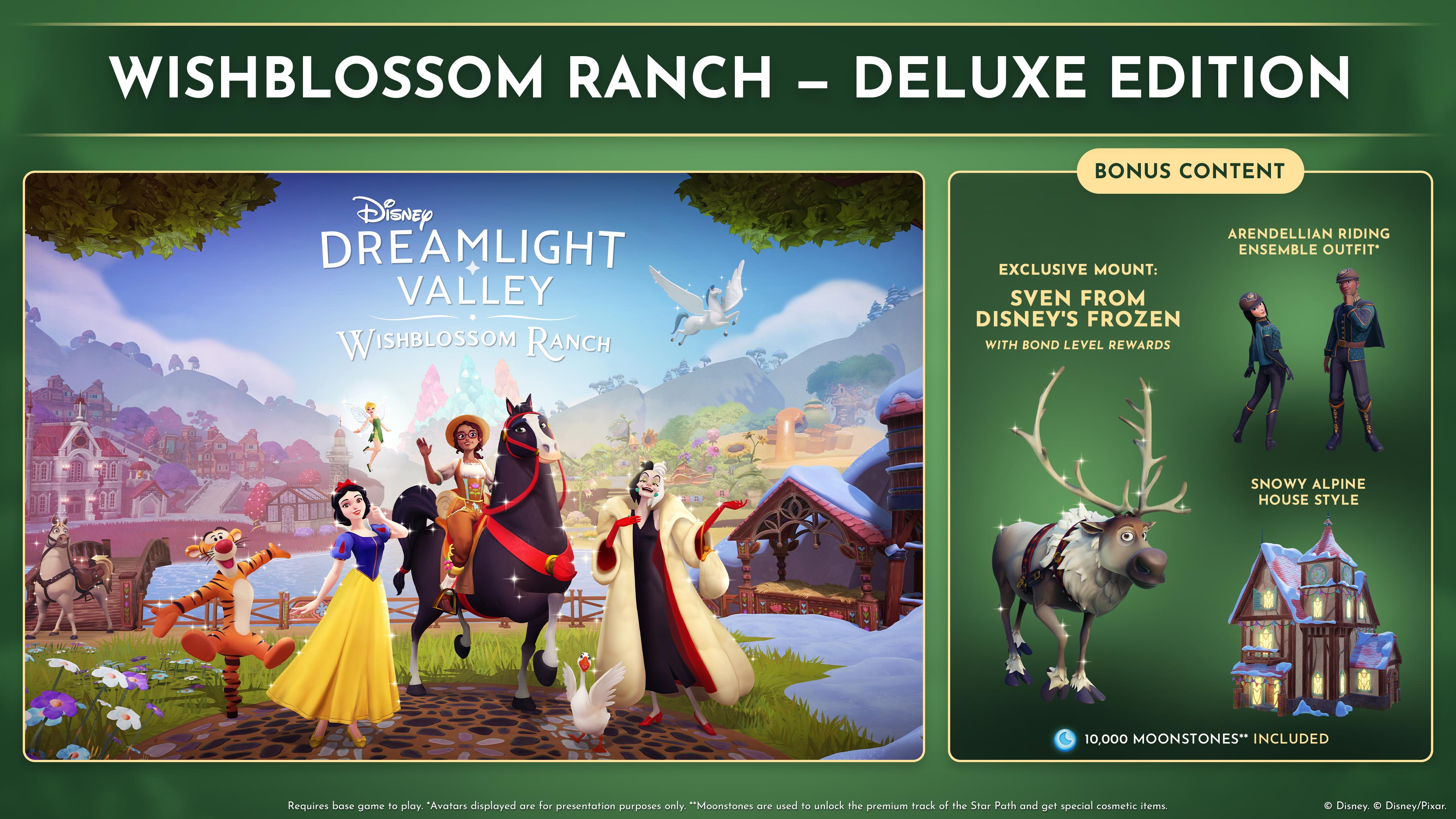 Disney Dreamlight Valley: Wishblossom Ranch—Deluxe Edition PS5 / PS4 ...