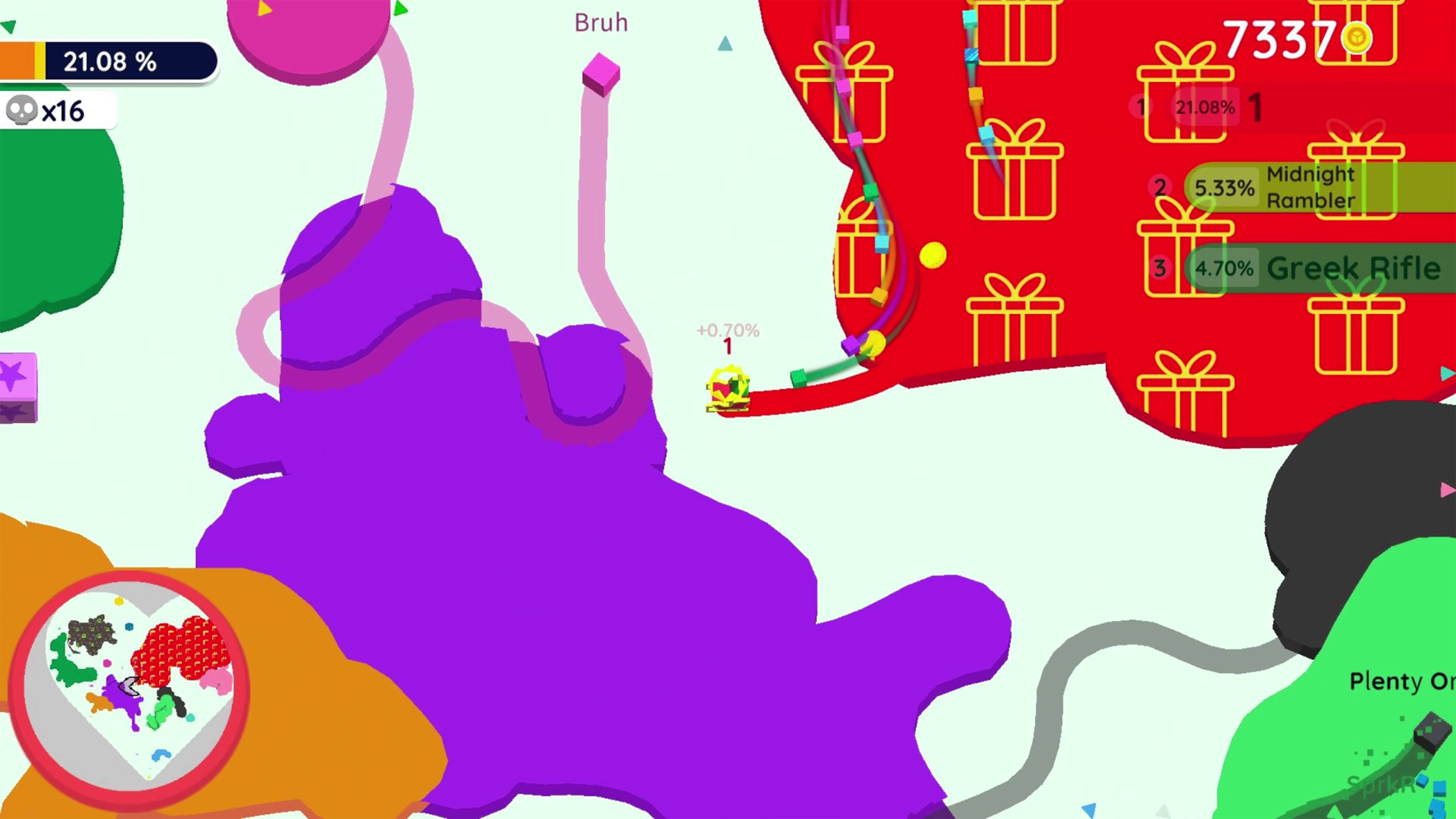 Paper io 2: Christmas DLC PS4 — buy online and track price history — PS ...