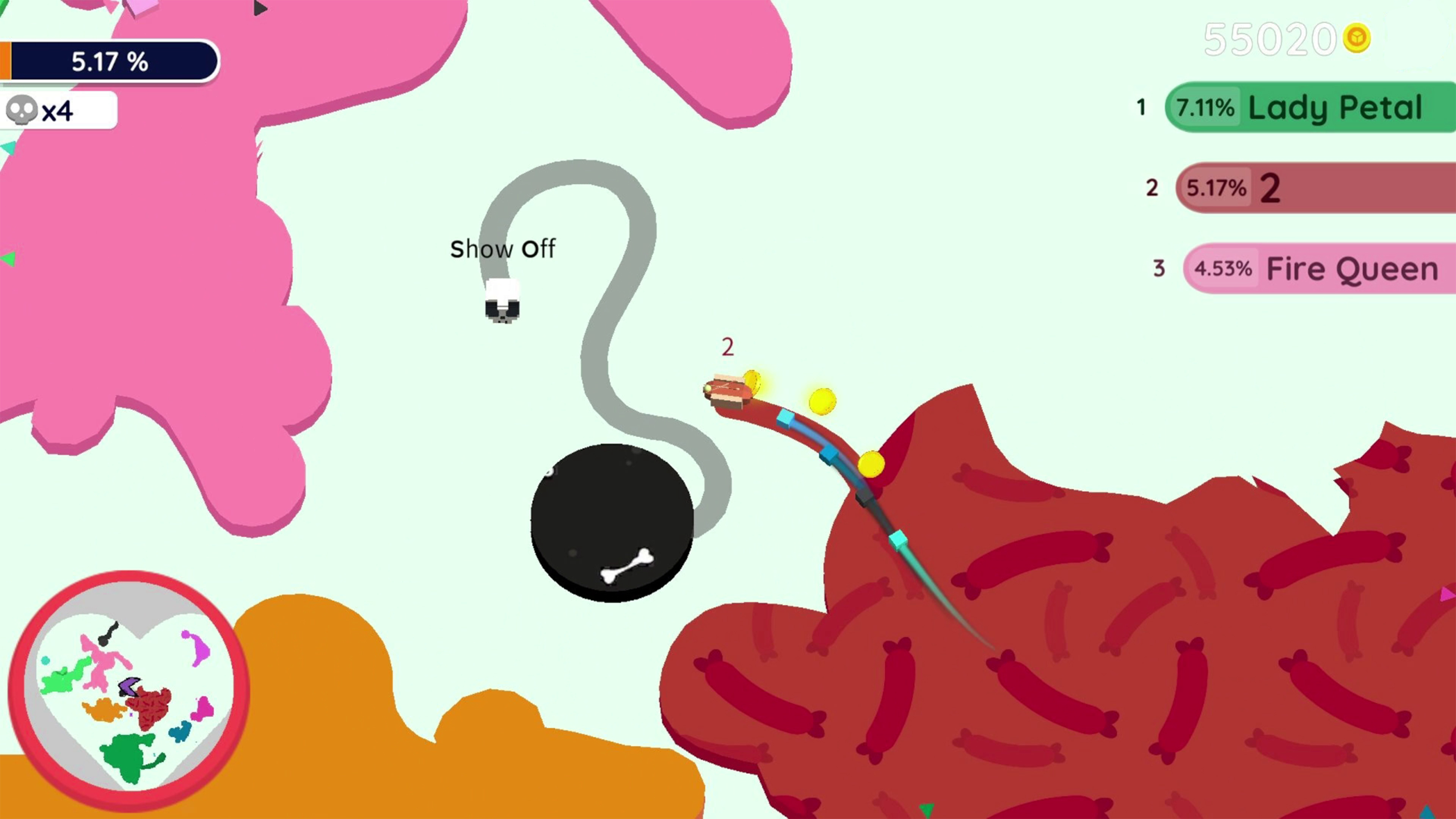 Paper io 2: Food DLC PS4 — buy online and track price history — PS ...